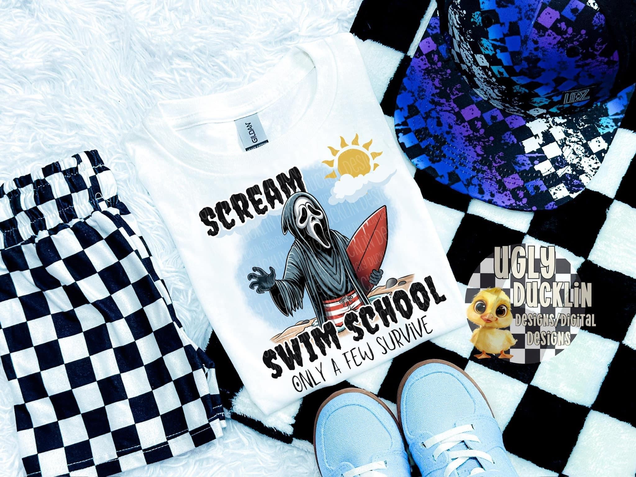 Scream Swimschool (Ugly Ducklin) DTF – RP's Creative Designs
